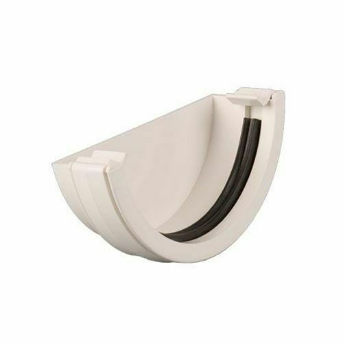 Round White Stop End – Aghalee Building Supplies
